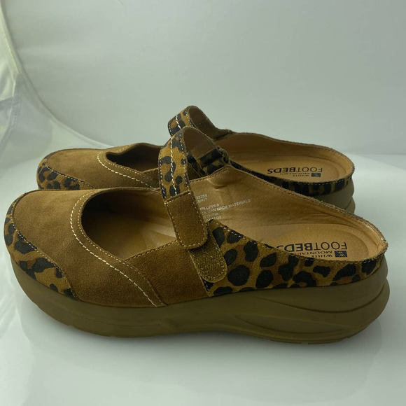 White Mountain | Shoes | White Mountains Footbeds Animal Print Mary ...